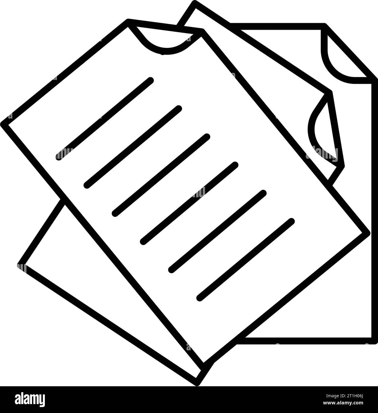 Worksheet document icon line design template illustration isolated Stock Vector Image & Art - Alamy