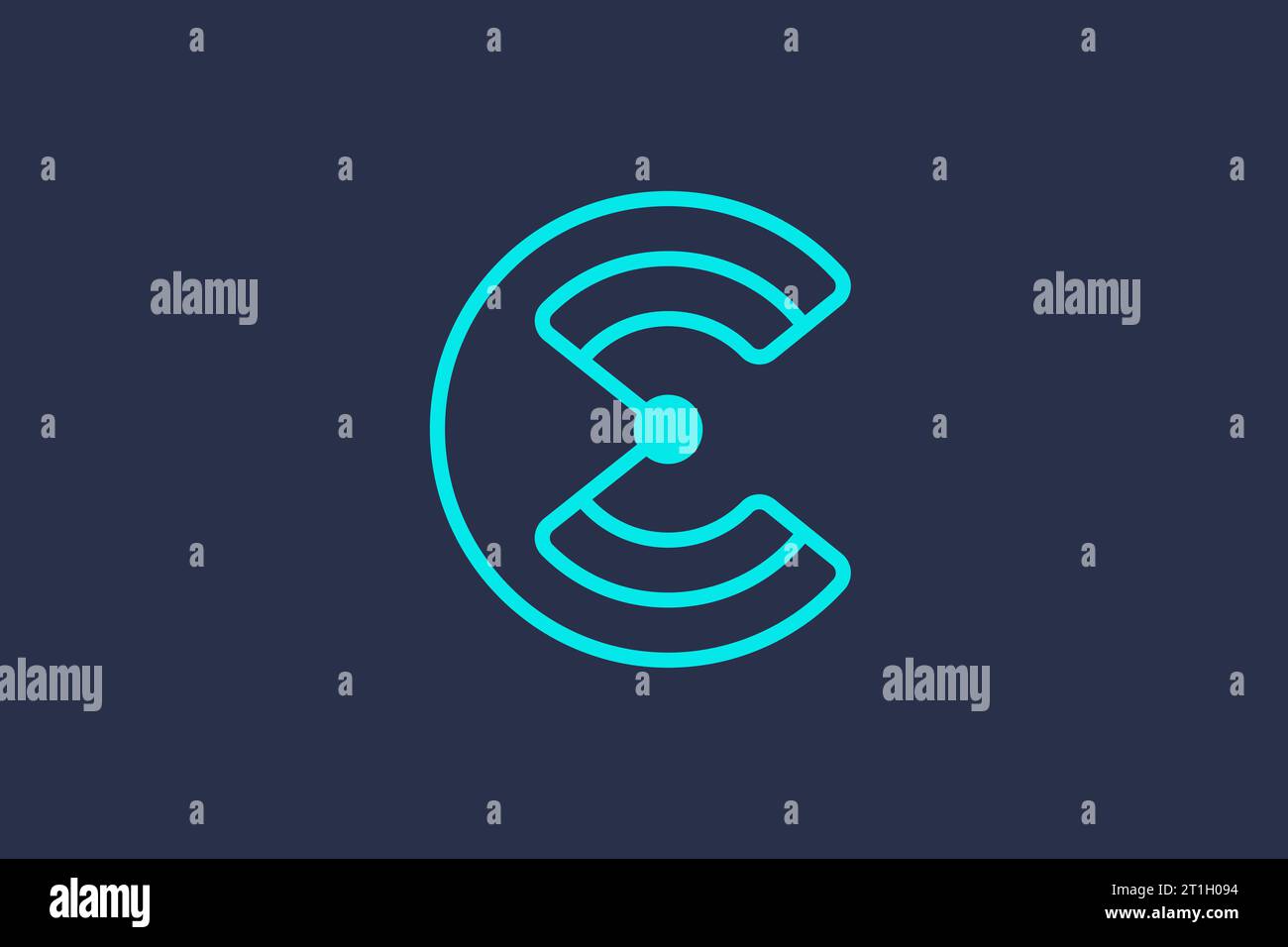 Letter C connect icon logo design template Stock Vector Image & Art - Alamy