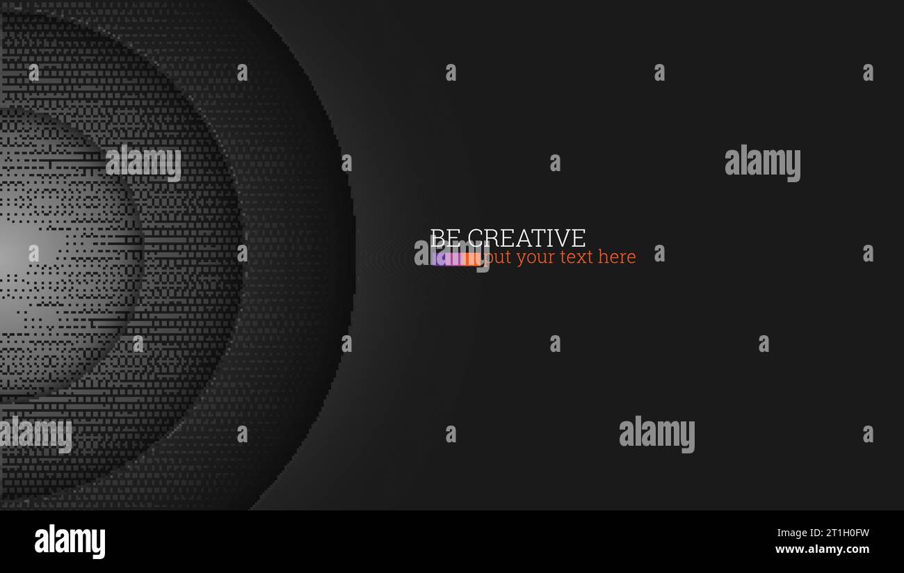 Black background with multi layered geometric paper cut form Stock ...