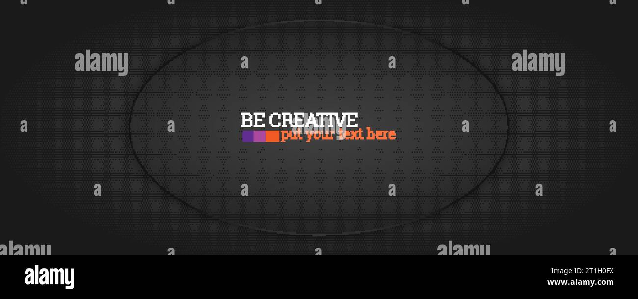 Abstract background. Halftone effect in center on oval shape Stock ...