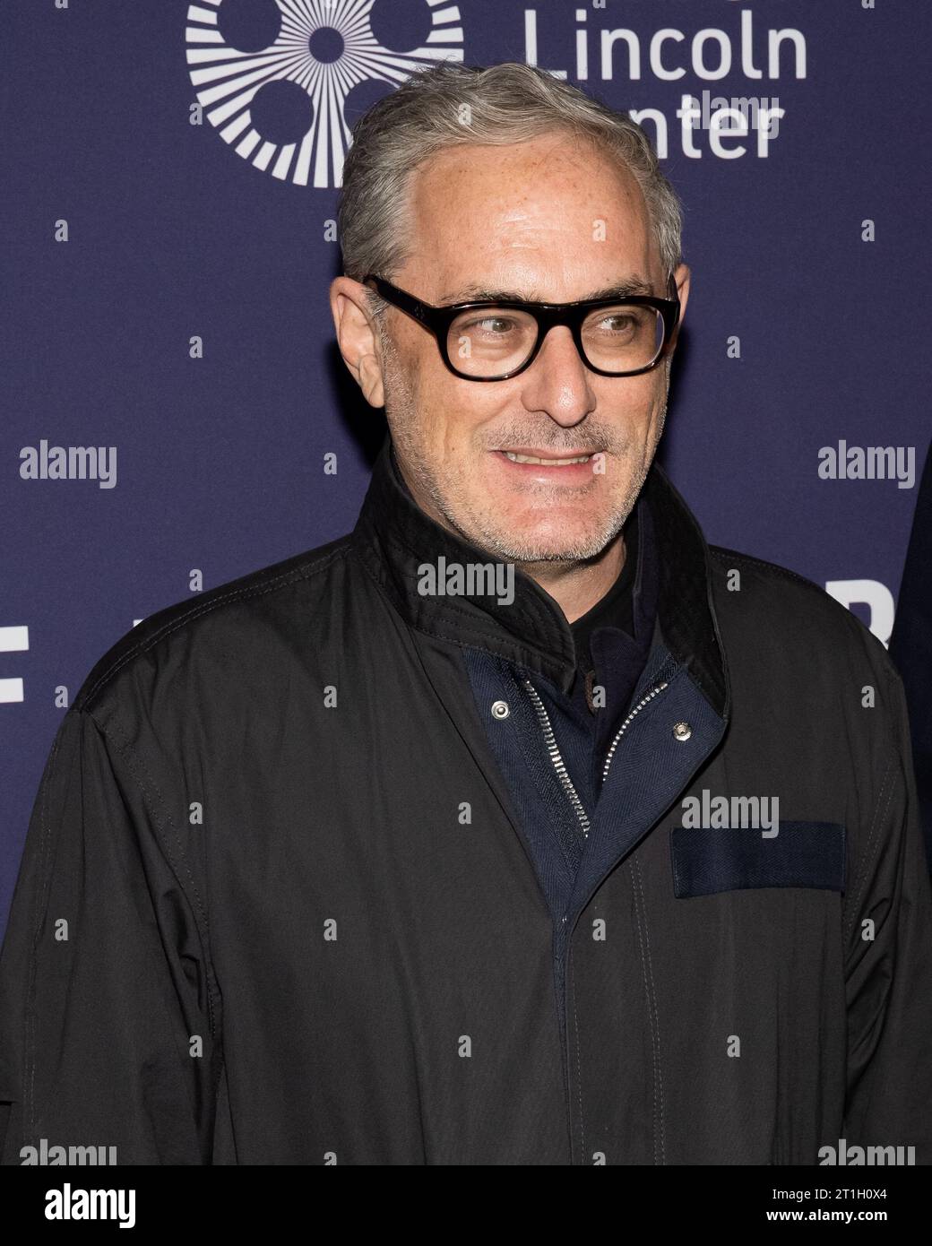 New York, USA. 08th Oct, 2023. John Lesher arrives on the red carpet ...