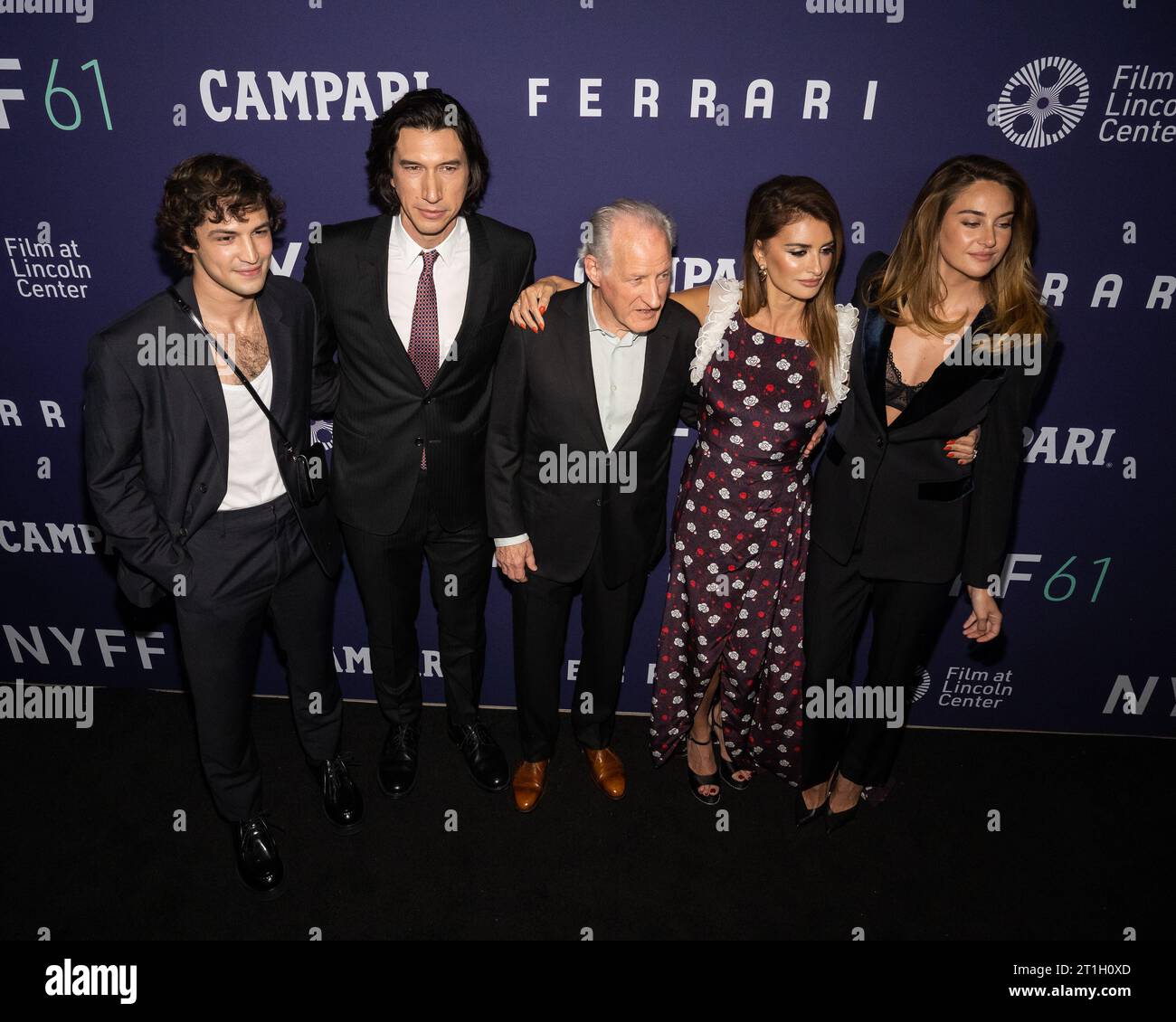 New York, USA. 08th Oct, 2023. (L-R) Gabriel Leone, Adam Driver ...