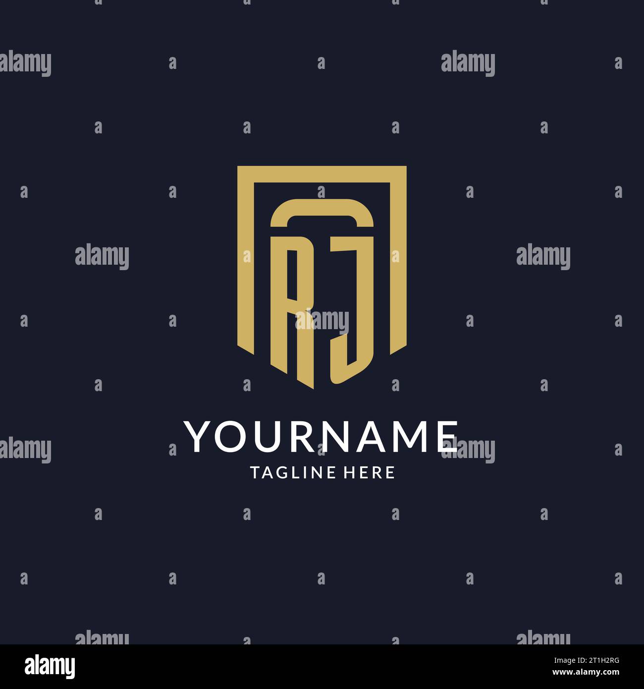 Rj logo hi-res stock photography and images - Alamy