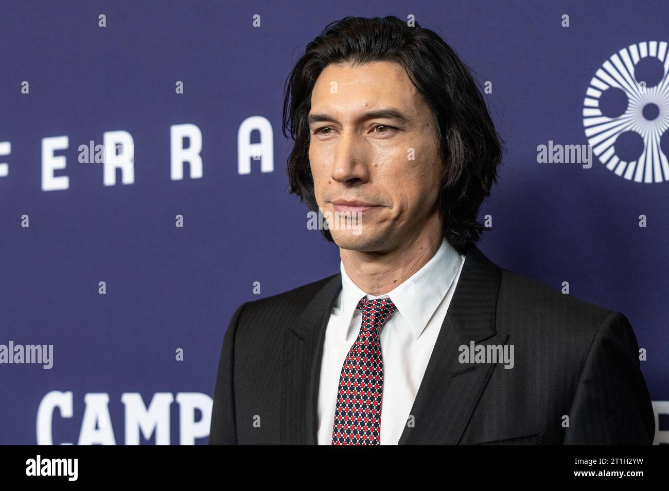 Adam Driver attends premiere of biopic Ferrari during closing night of ...