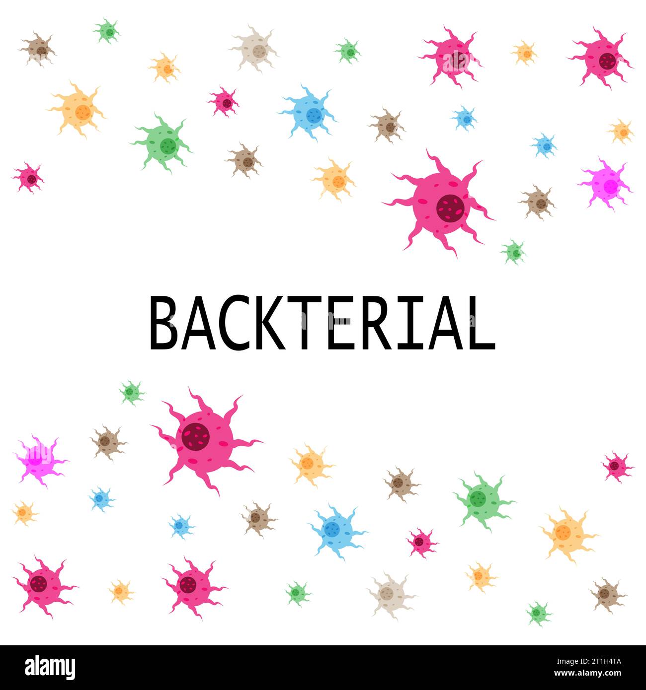Virus vector illustration icon template design Stock Photo - Alamy