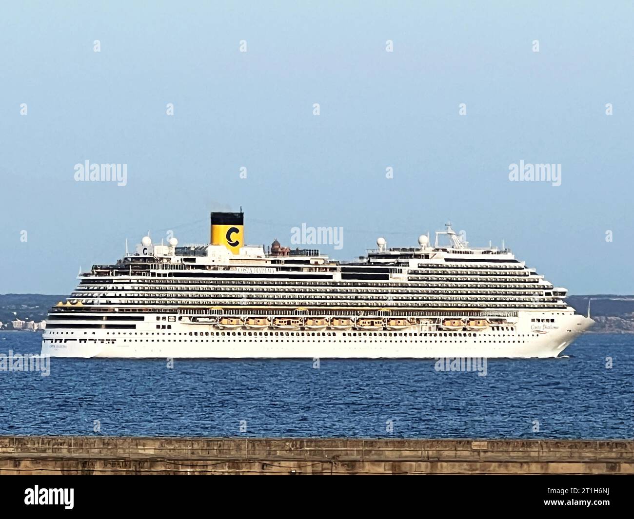Cruise ship, Costa Diadema, Port de Palma, cruises, long-term holidays ...