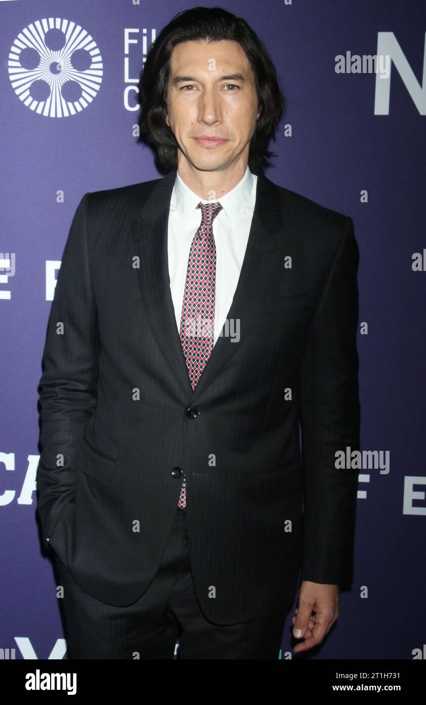 New York, NY, USA. 13th Oct, 2023. Adam Driver at the 2023 New York ...