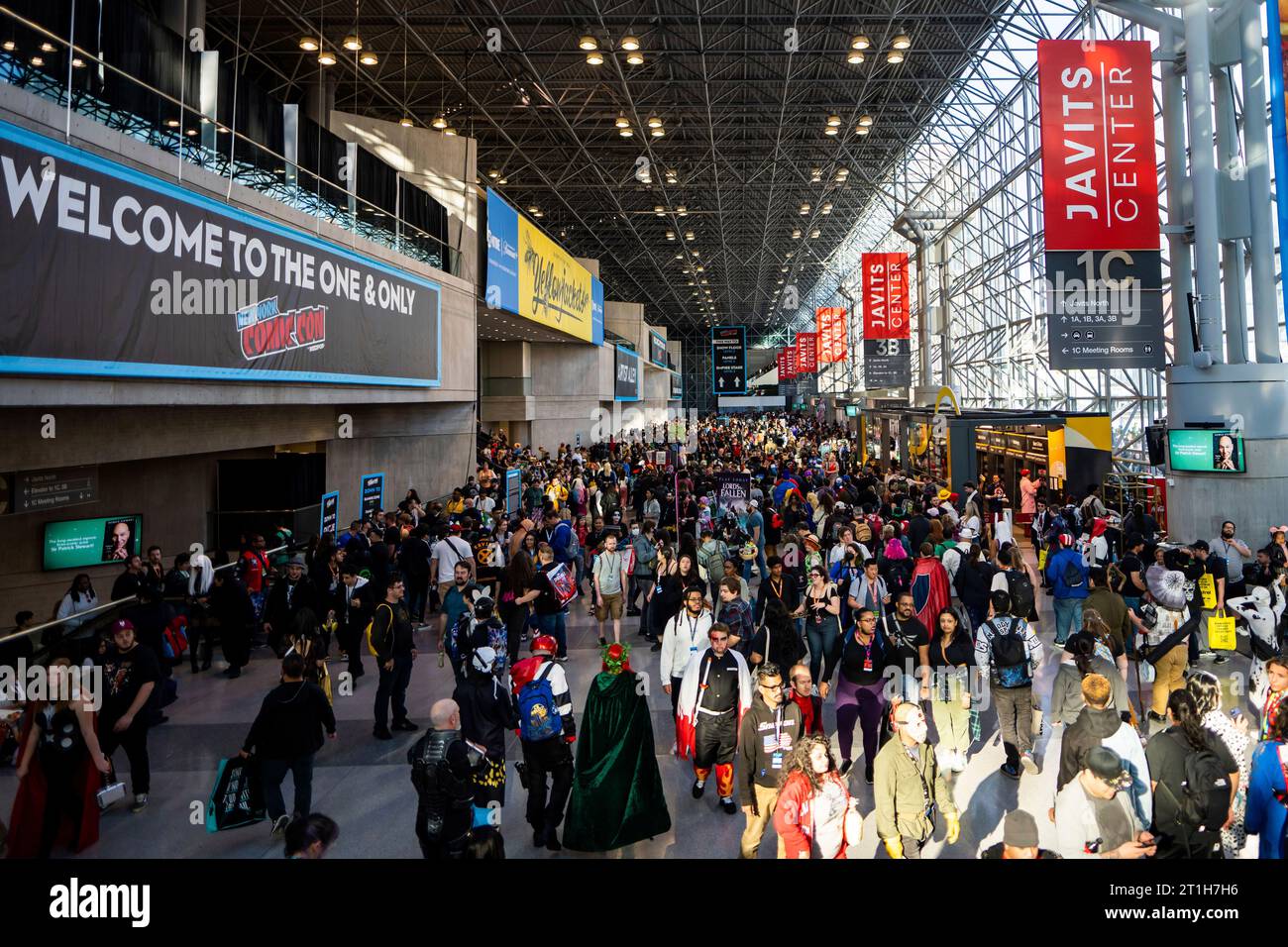 The floor of the Jacob K. Javits Convention Center is seen during New ...