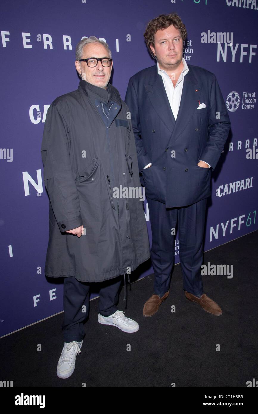 New York, United States. 13th Oct, 2023. John Lesher (L) attends the ...