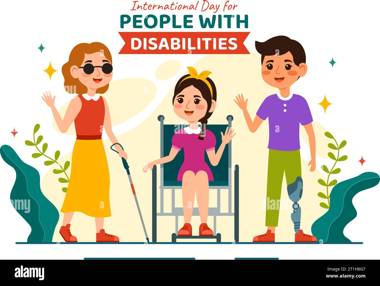 International Day for People with Disability Vector Design Illustration ...