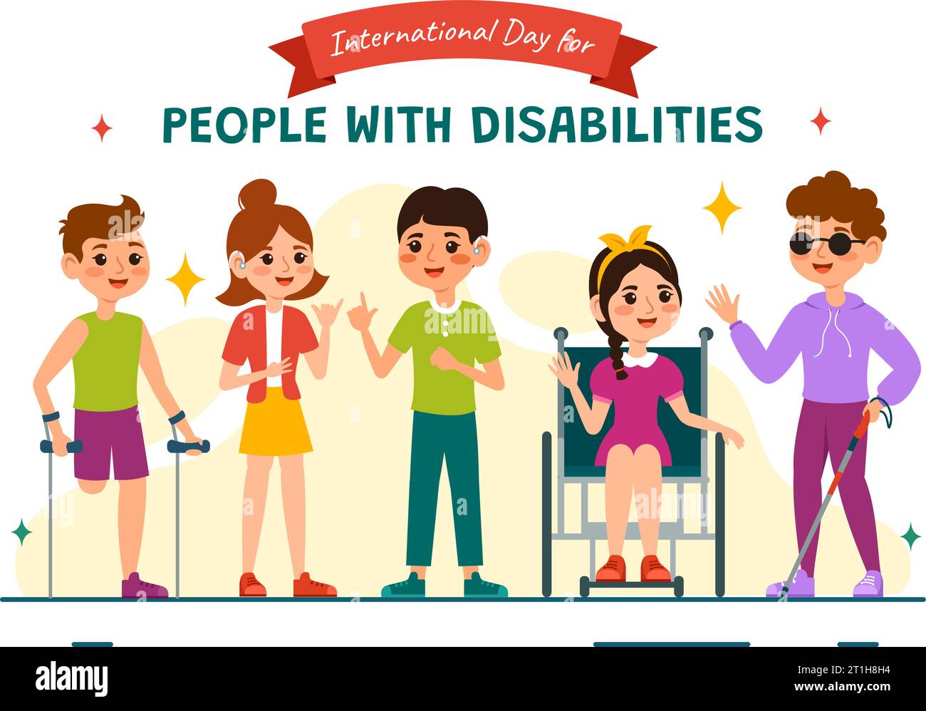 International Day for People with Disability Vector Design Illustration ...