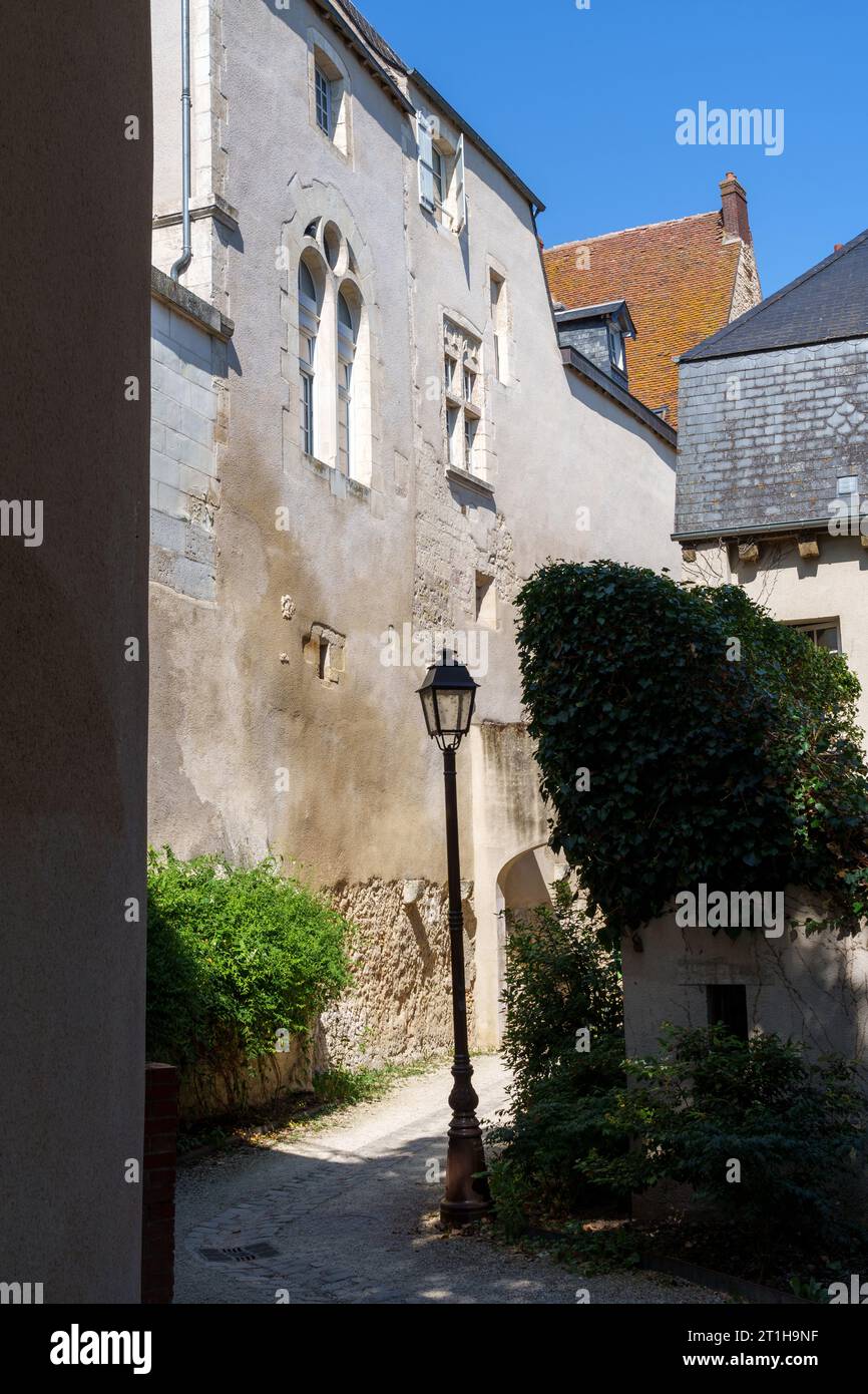 Neo gothic and medieval architecture in Bourges, France Stock Photo - Alamy