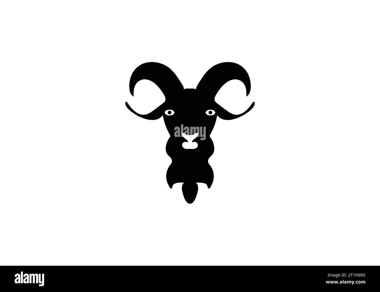 minimal style Angora Goat icon illustration design Stock Vector Image ...