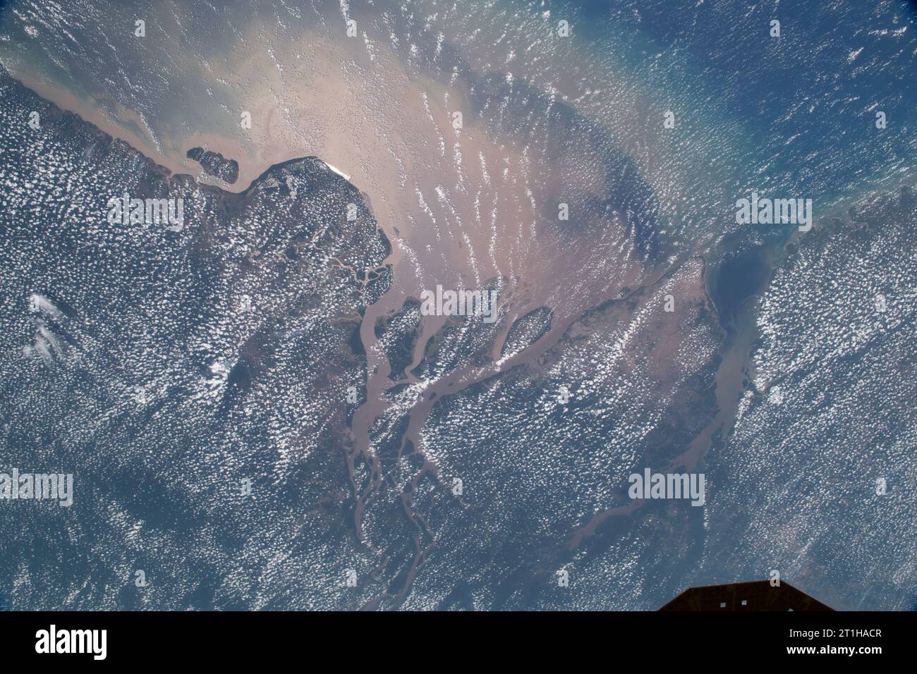 Earth Atmosphere. 24th Sep, 2023. The Amazon river meets the Atlantic Ocean as an array of ...
