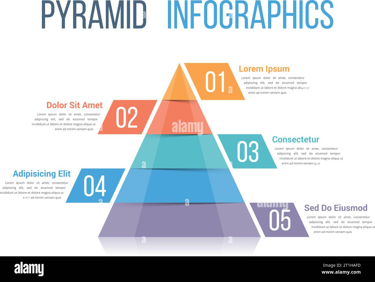 Pyramidal vector vectors Cut Out Stock Images & Pictures - Alamy