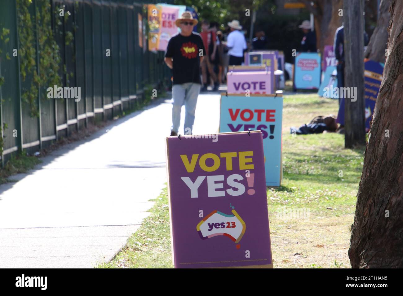 Polling day for The Voice referendum. Pictured is the polling centre at ...