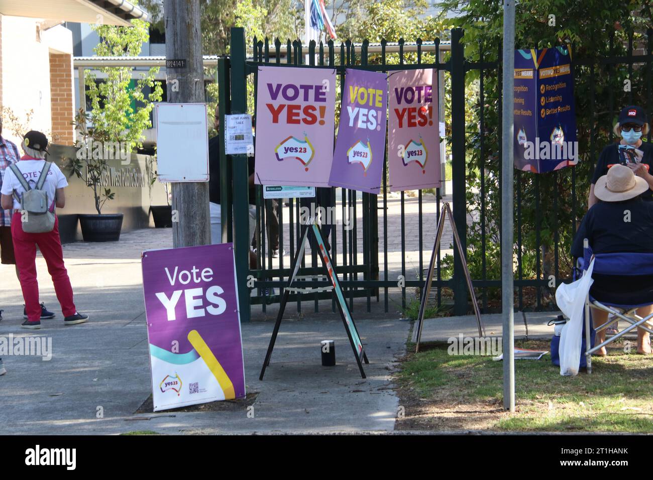 Polling day for The Voice referendum. Pictured is the polling centre at ...