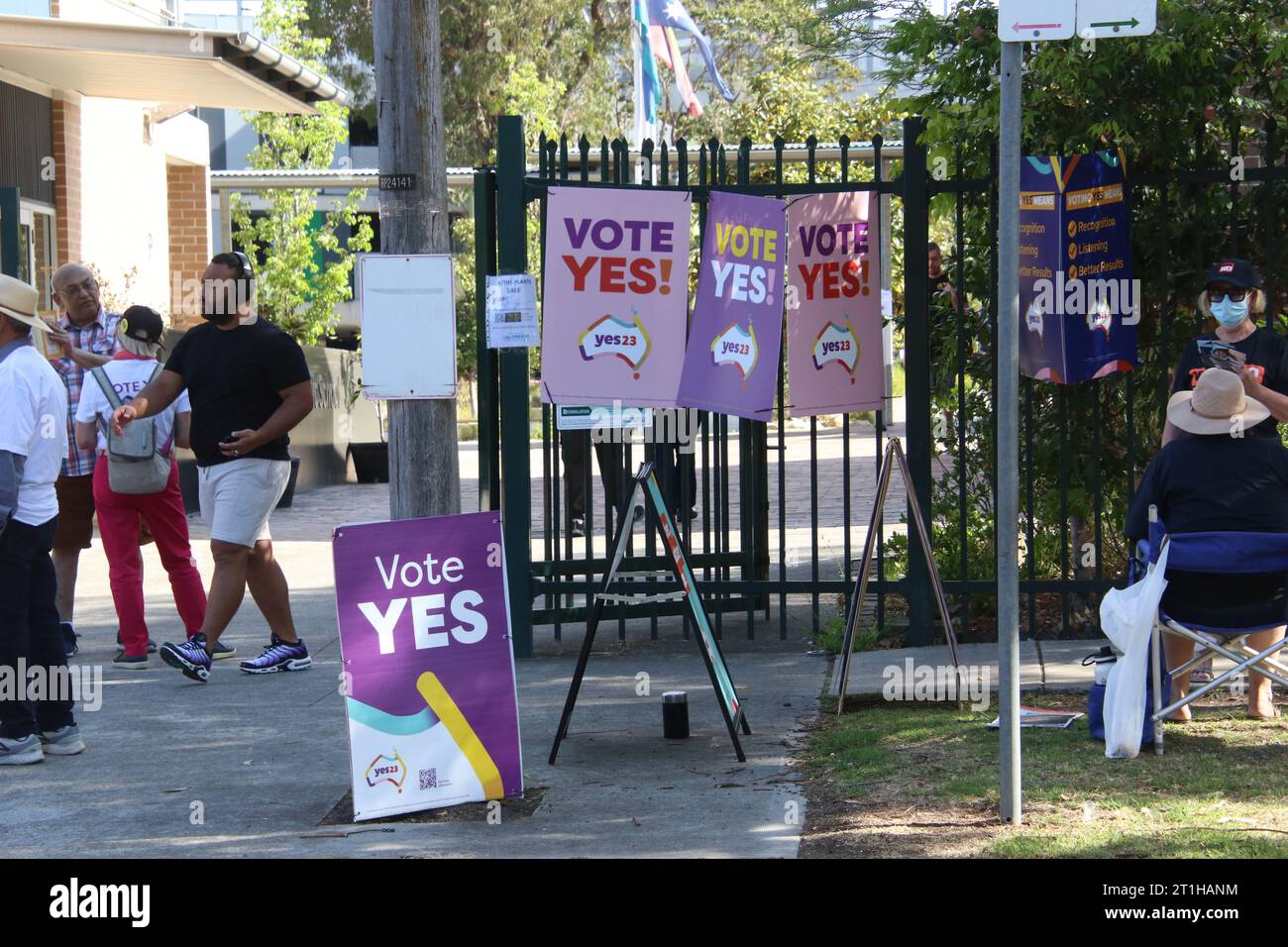 Polling day for The Voice referendum. Pictured is the polling centre at ...