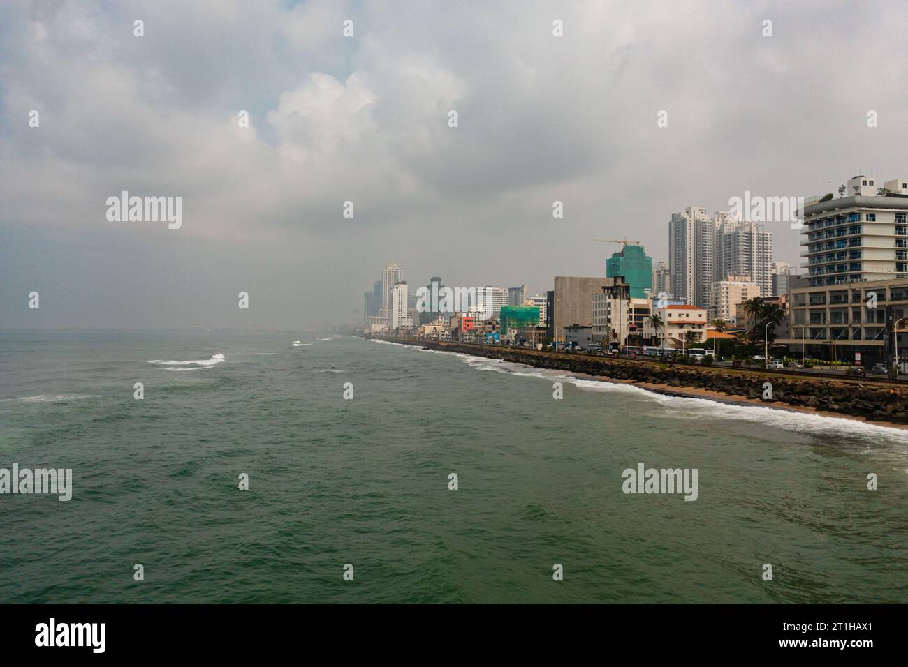 Colombo city view from the ocean. Sri Lanka Stock Photo - Alamy