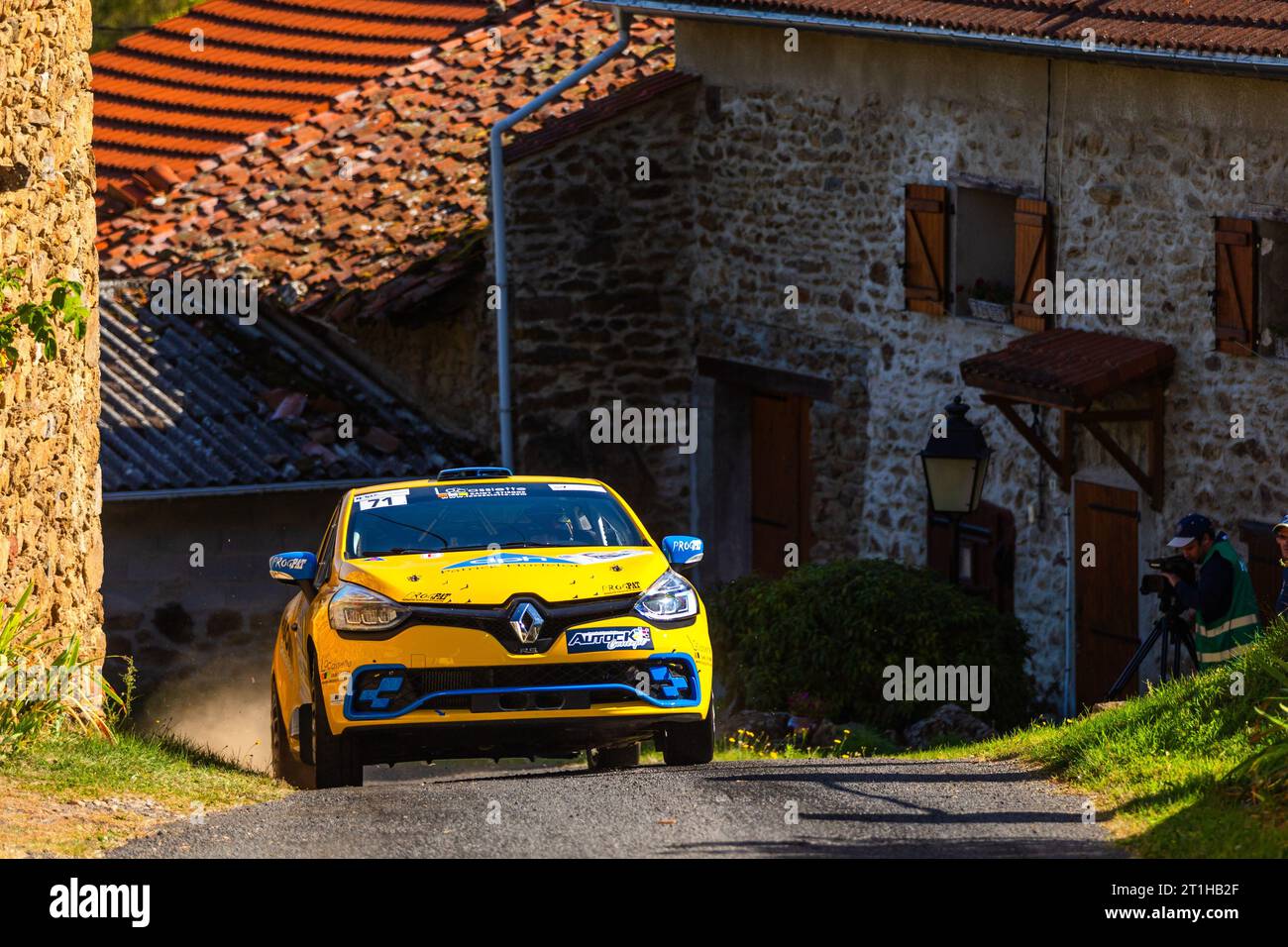 Ambert, France. 13th Oct, 2023. 71 LAFONT Aurelien, COLLIN Elodie ...