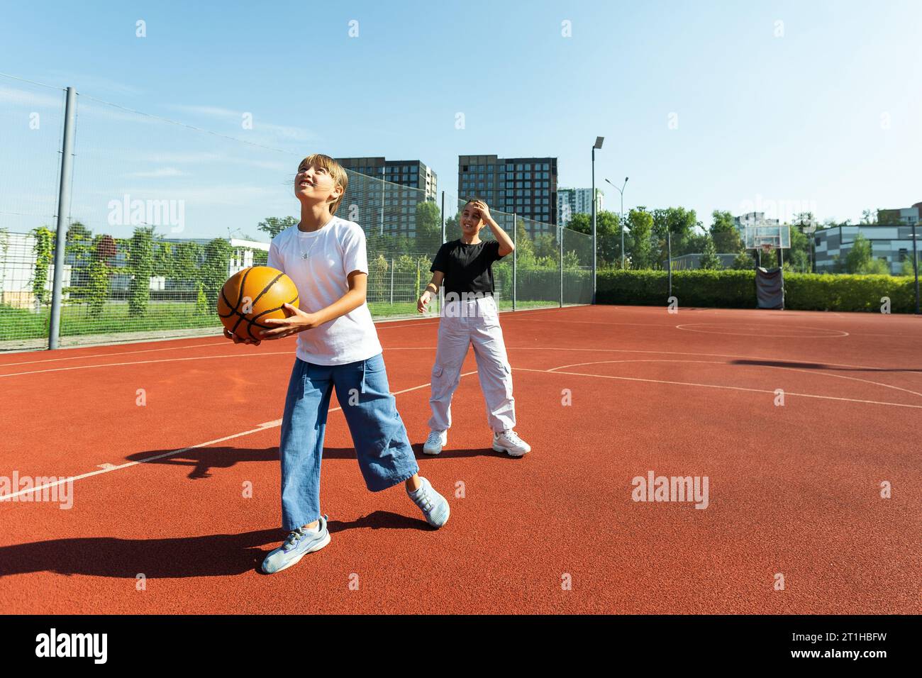 Concept of sports, hobbies and healthy lifestyle. Young people playing ...