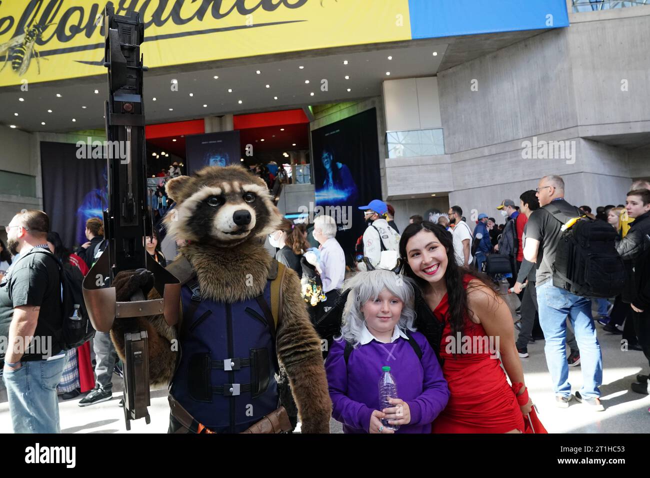 New York, New York, USA. 13th Oct, 2023. Fans in cosplay at the 2023 ...