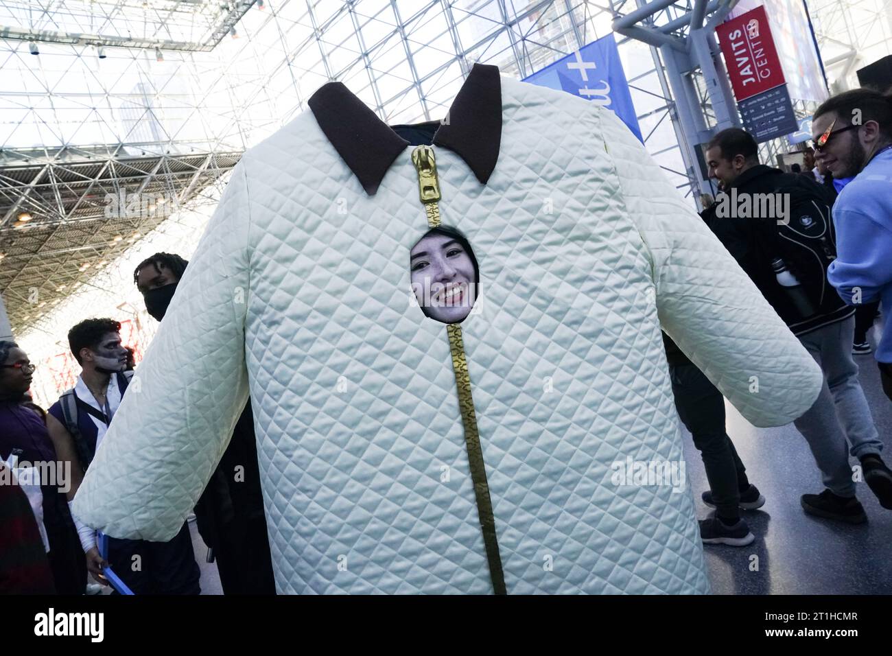 New York, New York, USA. 13th Oct, 2023. A fan in cosplay at the 2023 ...