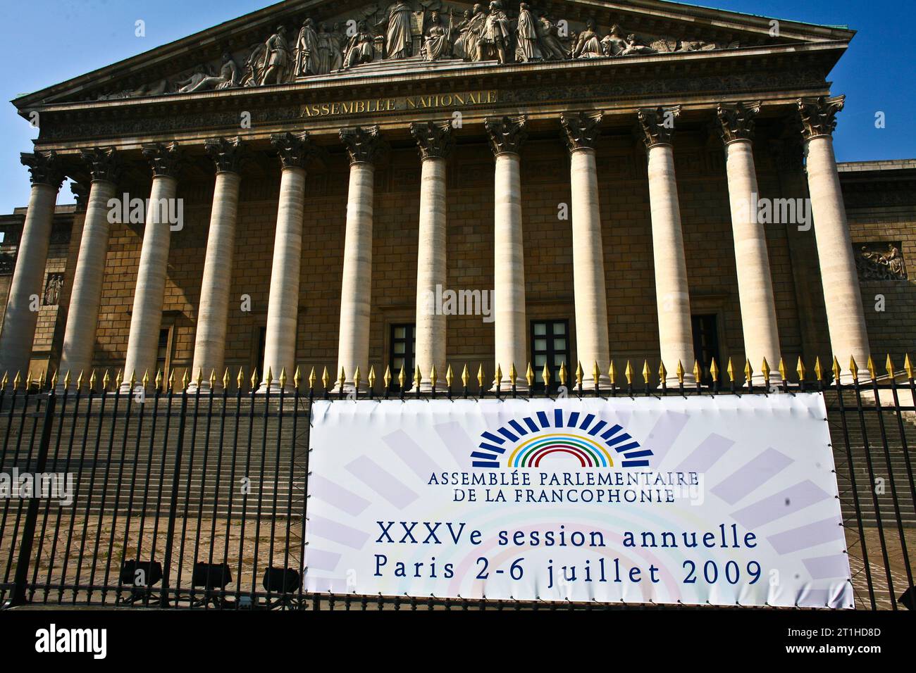 Paris assemblee nationale the parliament Stock Photo - Alamy