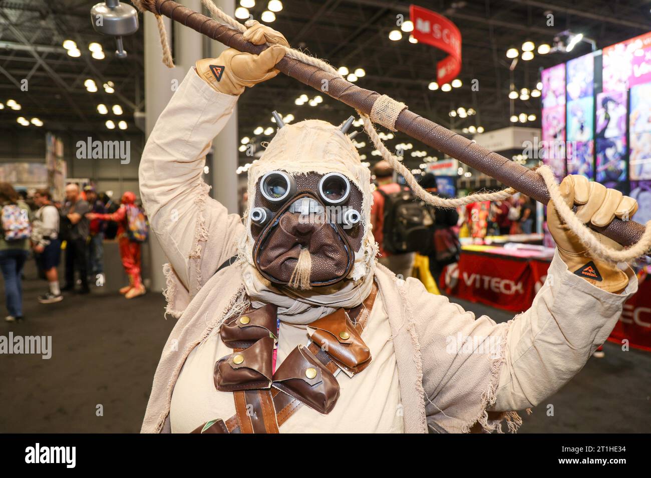 Cosplayers dressed as Tusken Raiders from ''Star Wars'' attends New ...