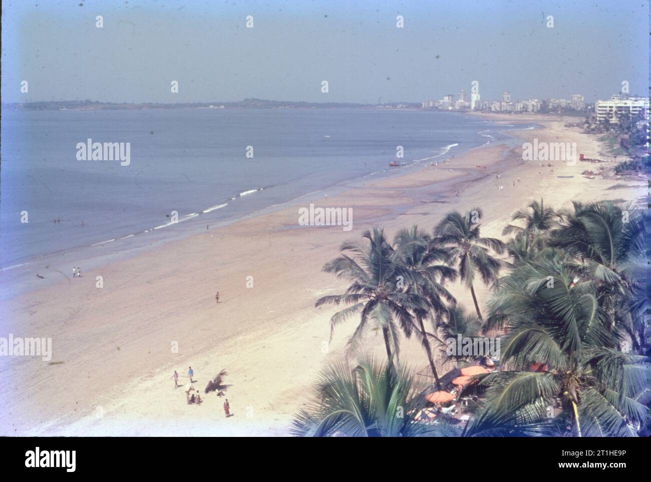 Arial View of Juhu Chowpaty, Bombay, India Stock Photo - Alamy