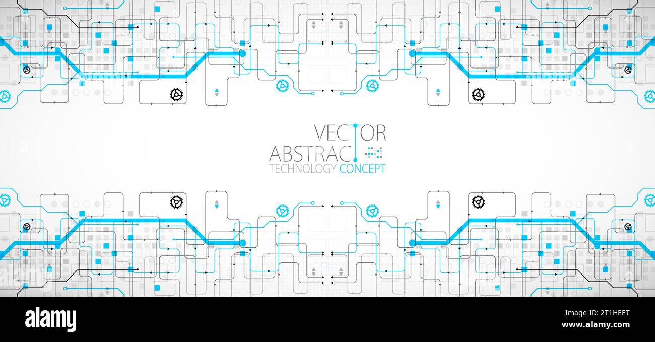 Abstract technology concept. High computer color background. Vector ...