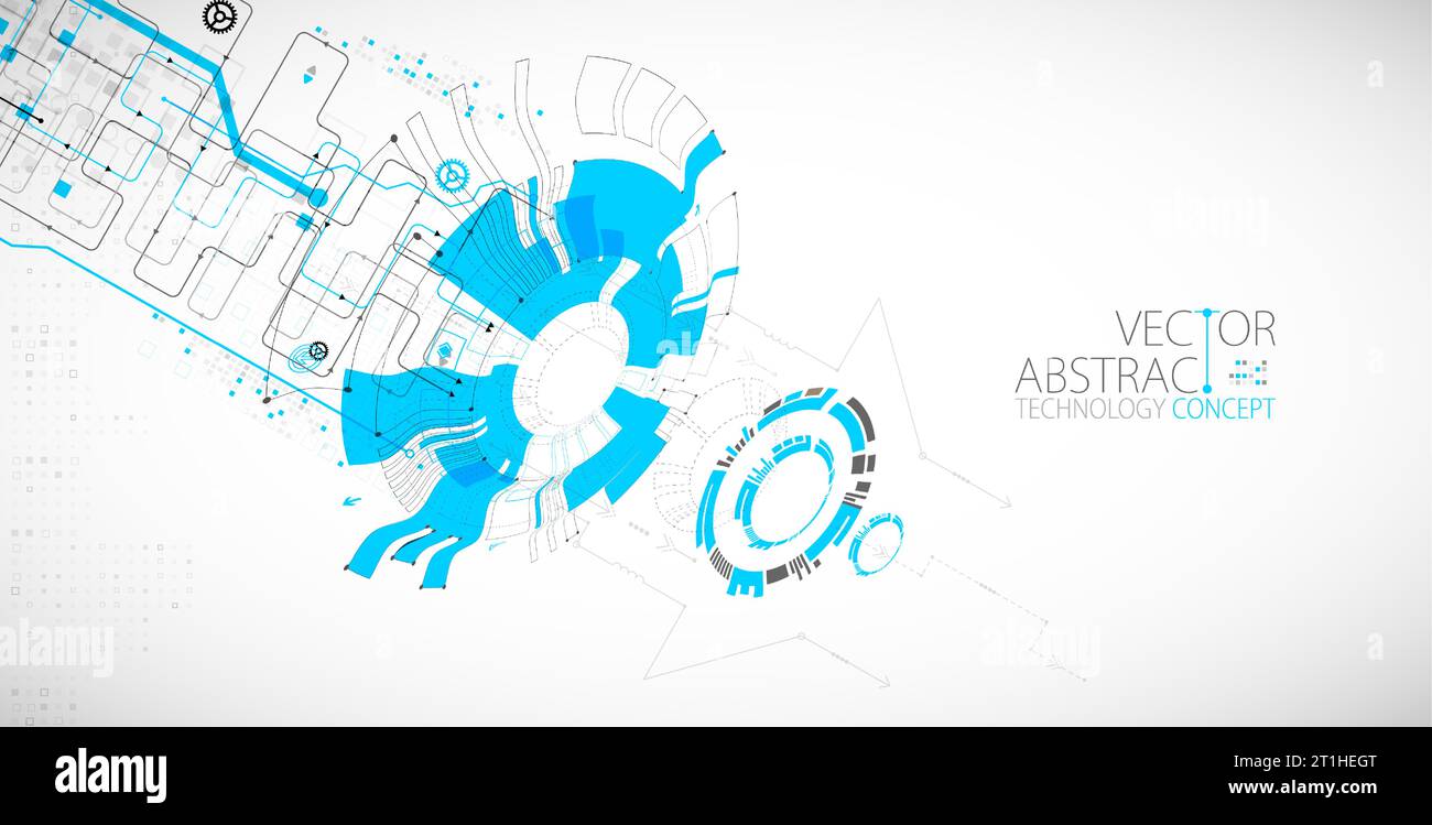 Abstract technology concept. High computer color background. Vector ...