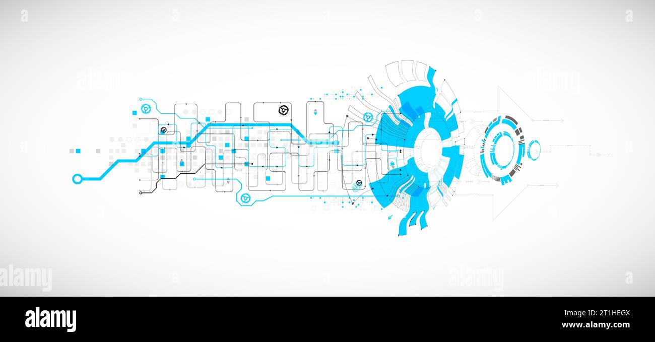 Abstract technology concept. High computer color background. Vector ...