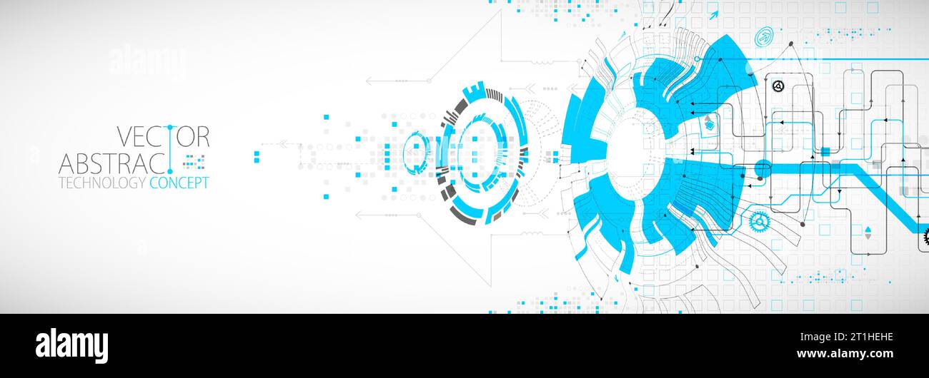 Abstract technology concept. High computer color background. Vector ...