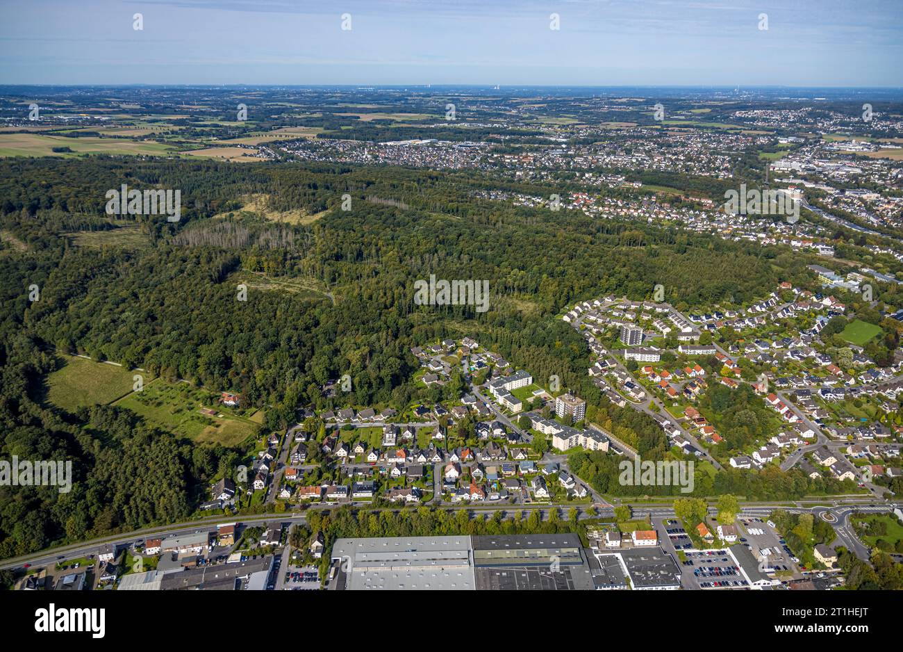 Luftbild, Wohnsiedlung Waldemei, Menden, Menden, Sauerland, Nordrhein ...