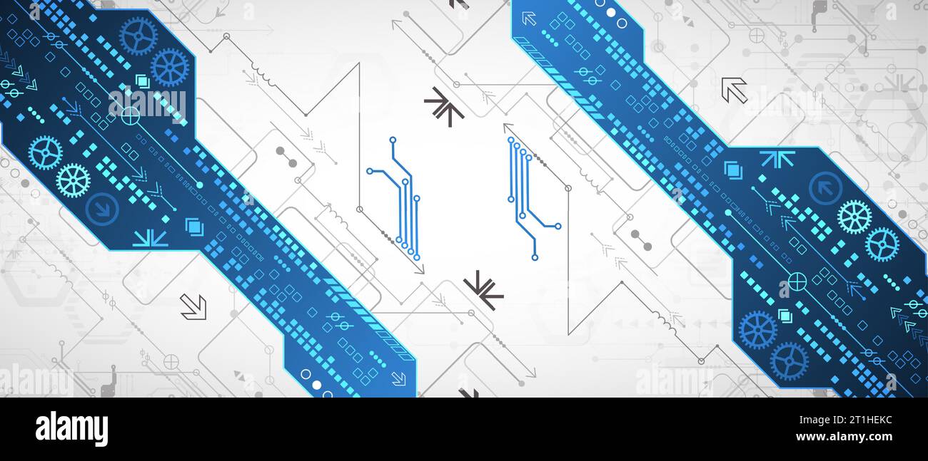 Abstract technology concept. High computer color background. Vector ...