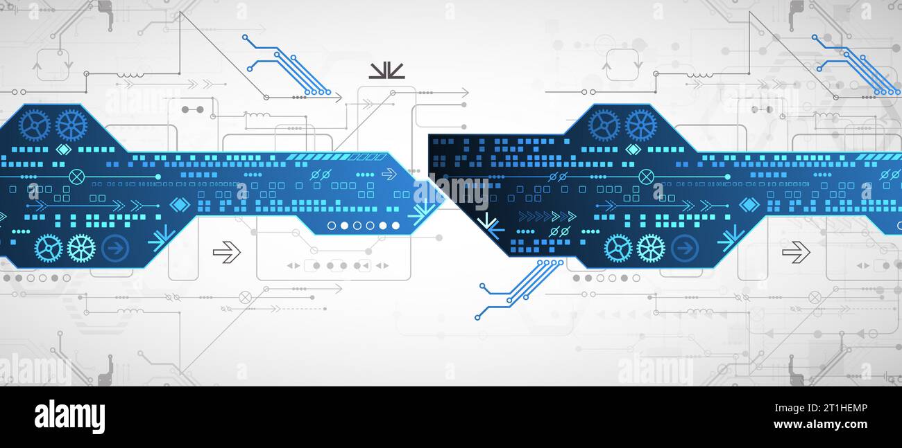 Abstract technology concept. High computer color background. Vector ...