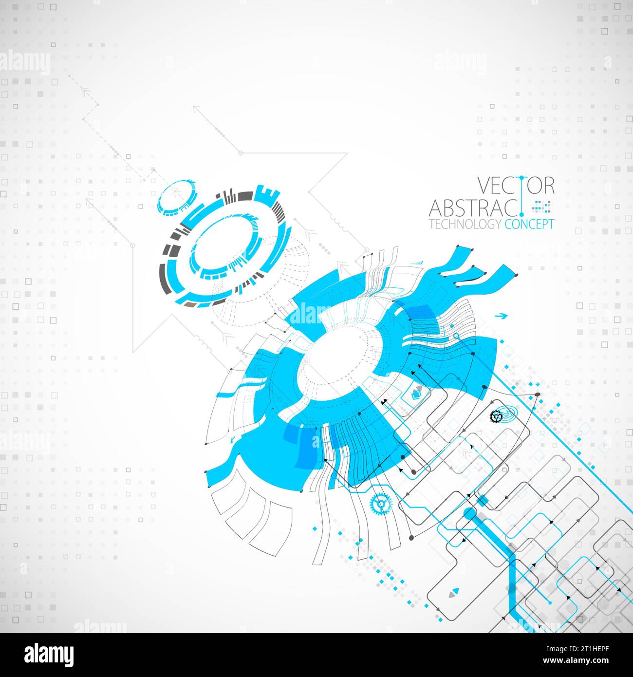 Abstract technology concept. High computer color background. Vector ...