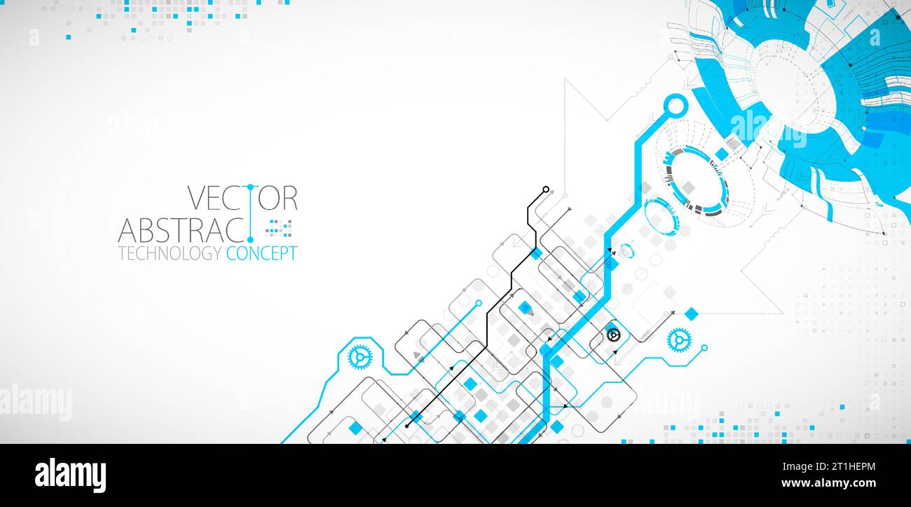 Abstract technology concept. High computer color background. Vector ...