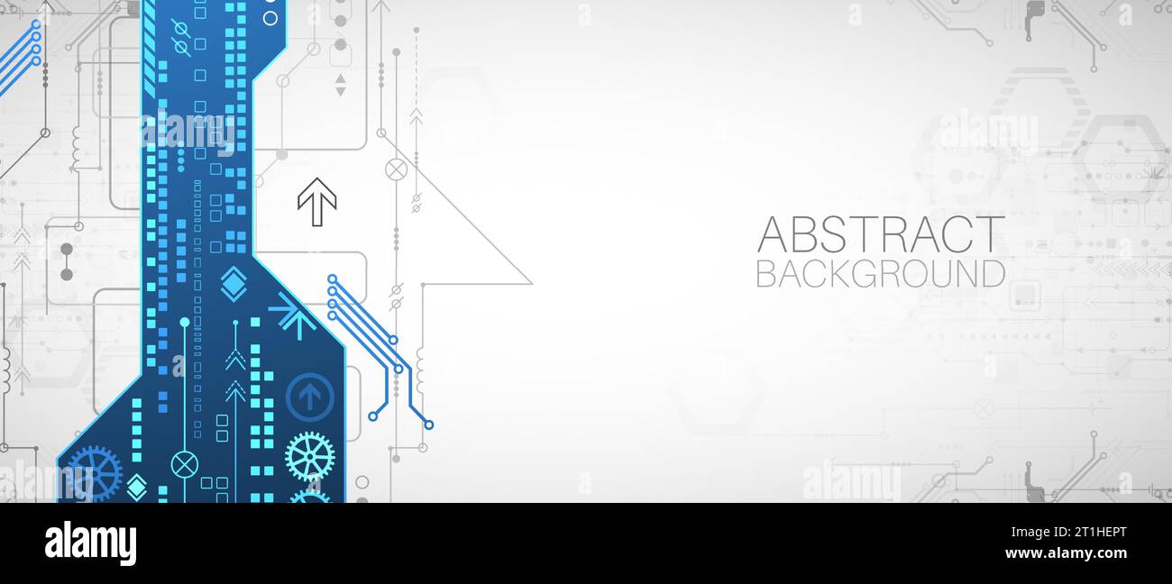 Abstract technology concept. High computer color background. Vector ...