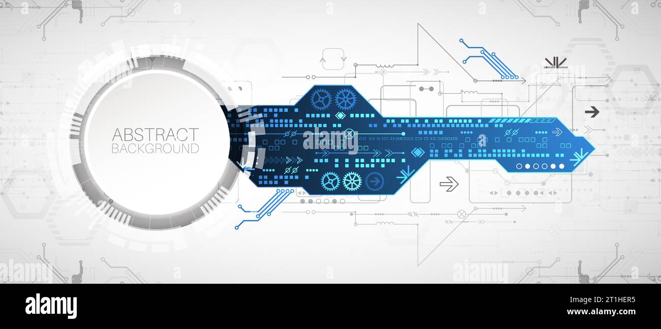 Abstract technology concept. High computer color background. Vector ...