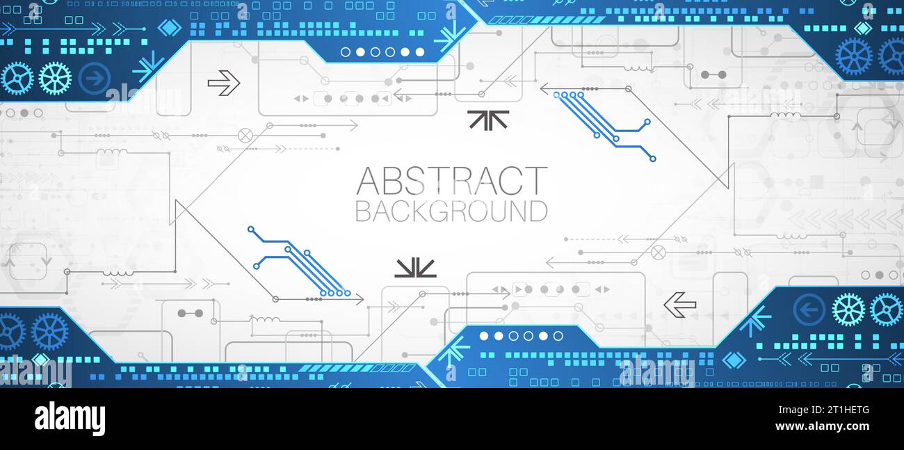 Abstract technology concept. High computer color background. Vector ...