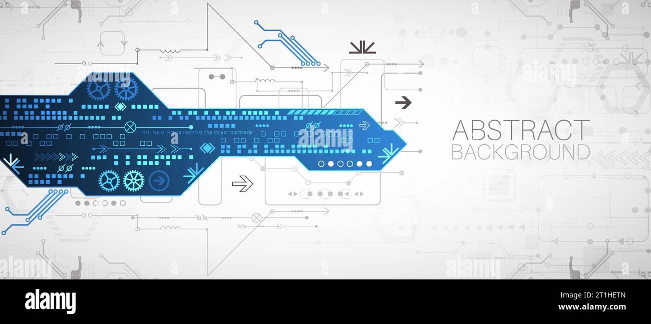 Abstract technology concept. High computer color background. Vector ...