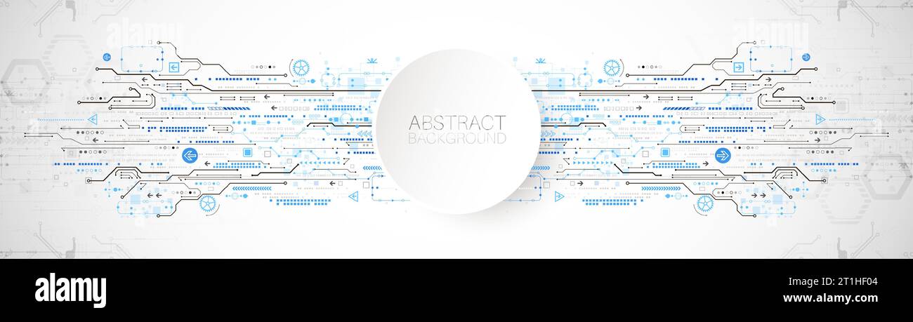 Modern futuristic, engineering, science, technology vector background ...