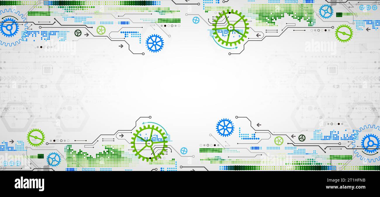 Modern futuristic, engineering, science, technology vector background ...