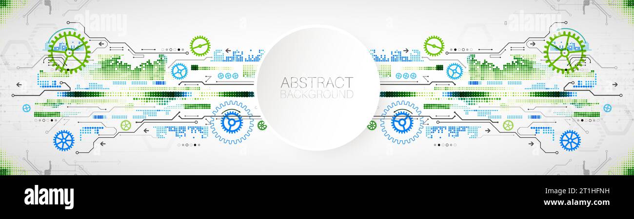 Modern futuristic, engineering, science, technology vector background ...