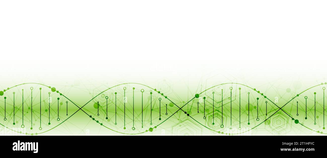 Science template, abstract background with a DNA molecules. Vector ...