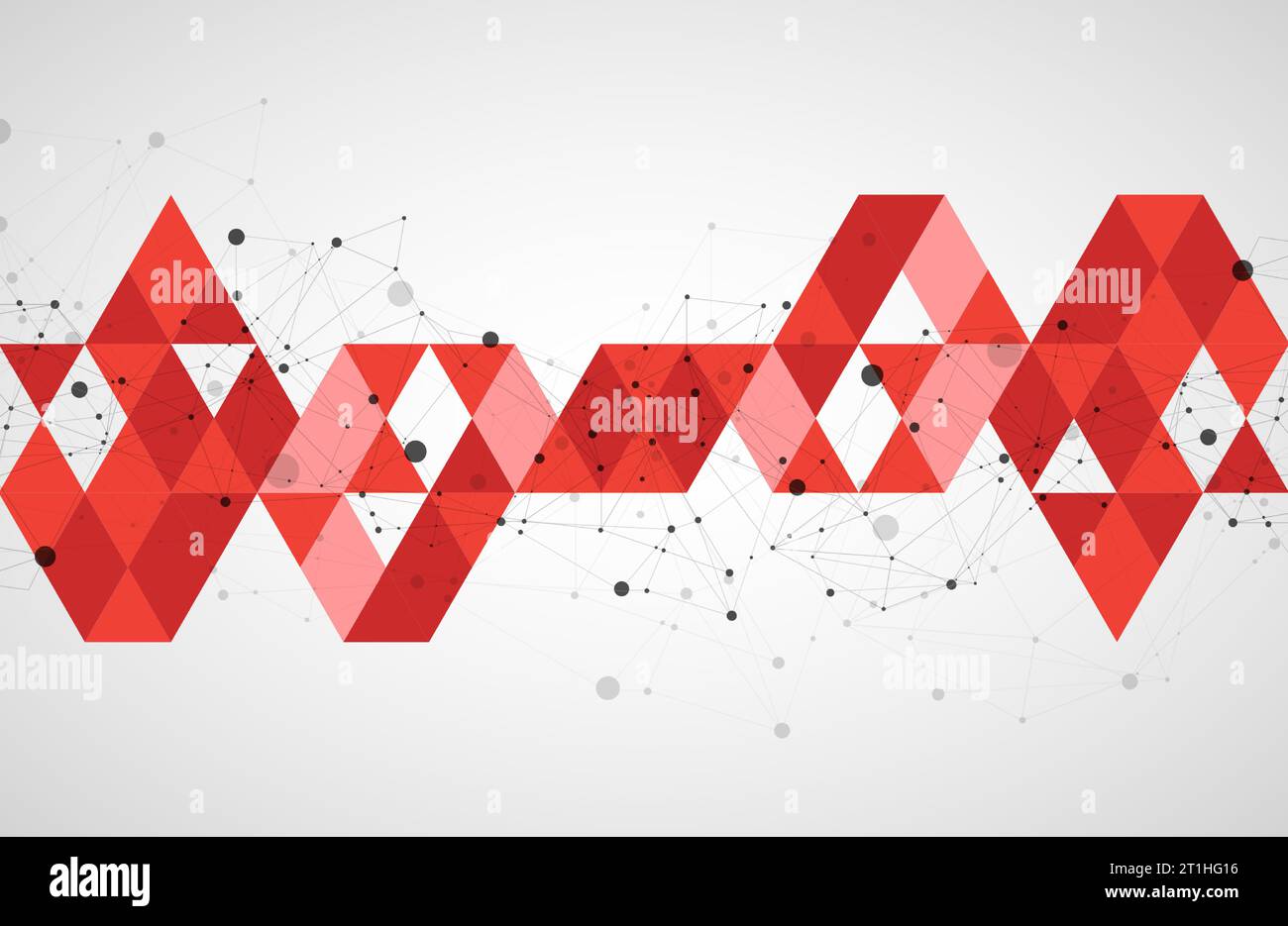 Template for science and technology presentation. Plexus style ...