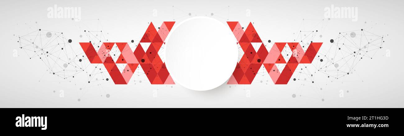 Template for science and technology presentation. Plexus style ...