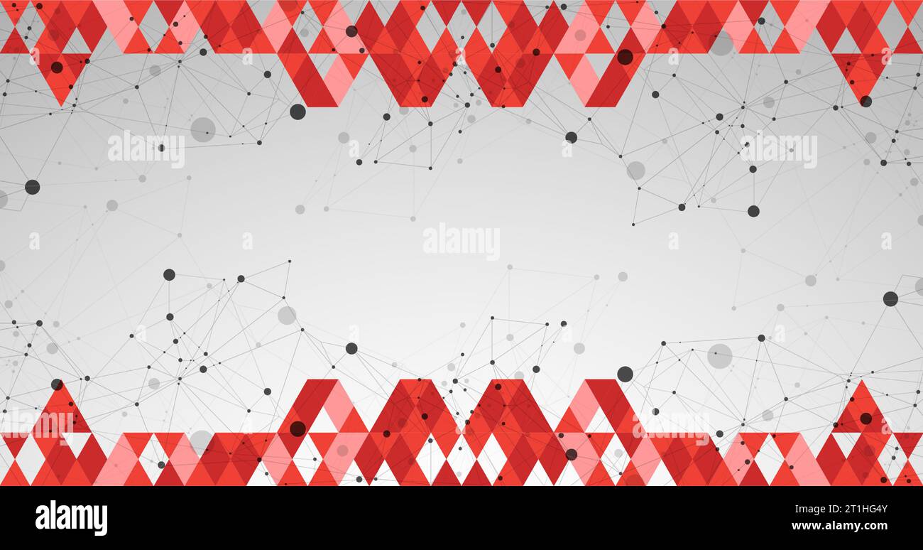 Template for science and technology presentation. Plexus style ...